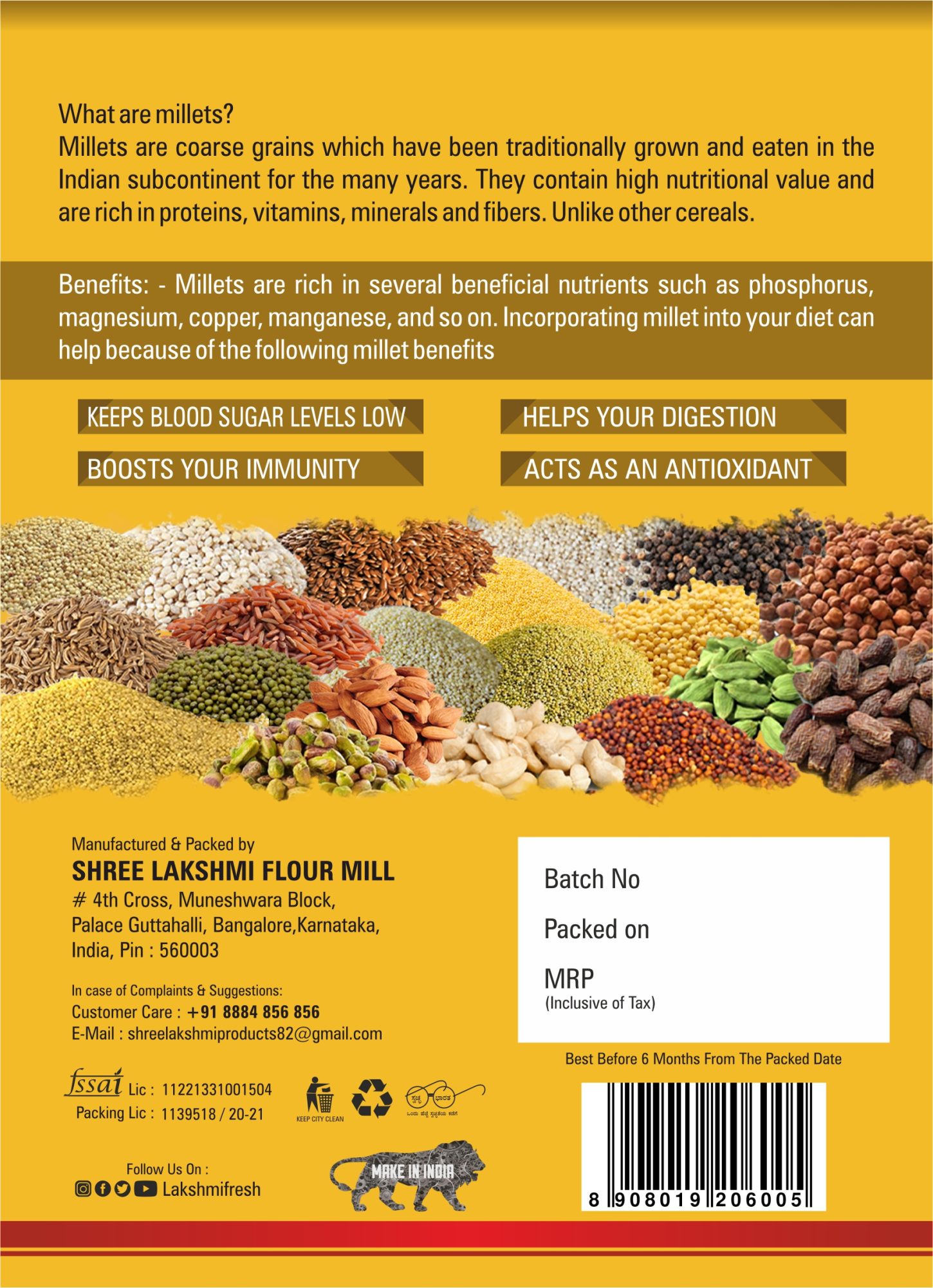 Millets Health Mix | Health Drink – Lakshmifresh